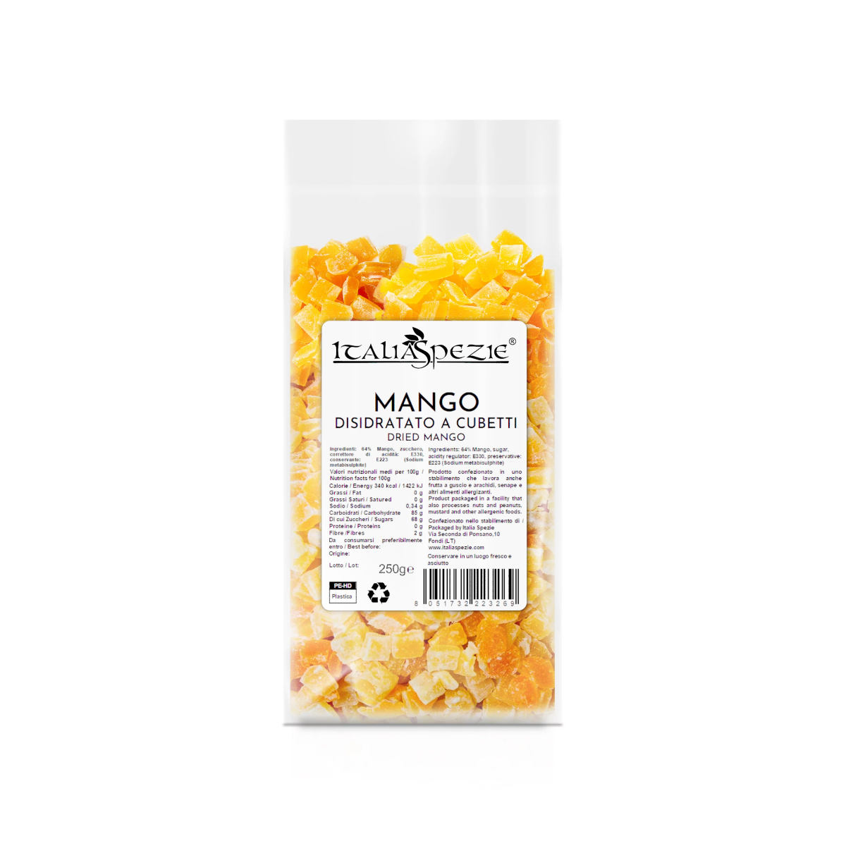 Mango Disidratato a cubetti