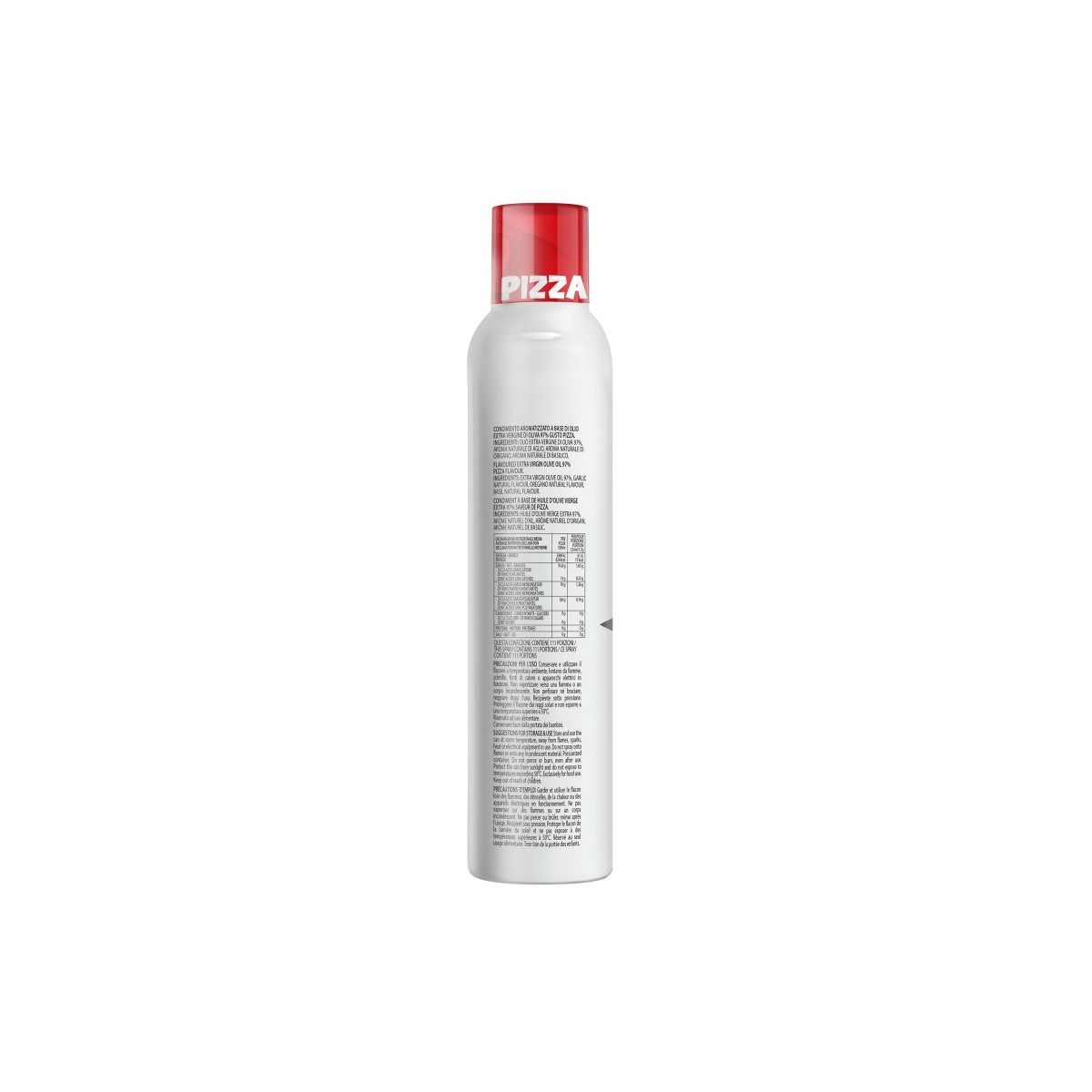 Pizza spray: olio extravergine di oliva aromatizzato al gusto pizza ...